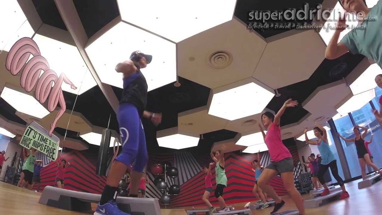 ZUMBA Steps Introductory Class at Virgin Active Singapore - YouTube