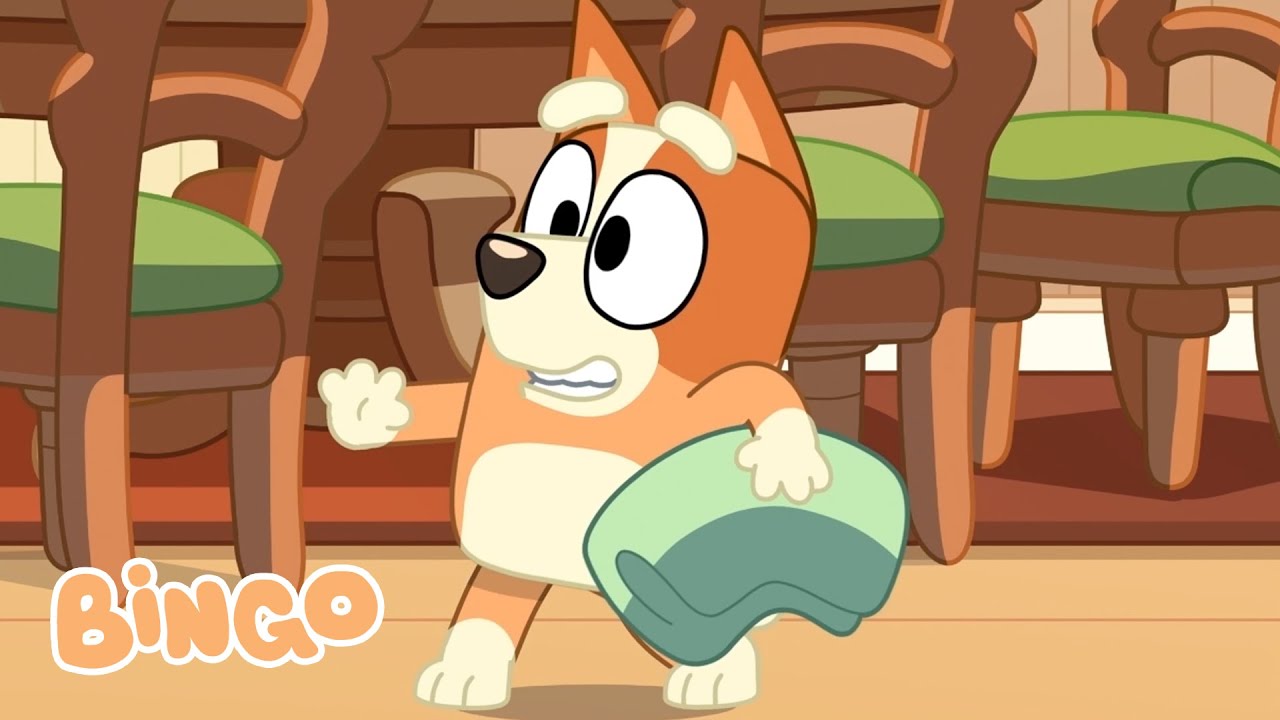 Pretend Play with Bingo 🧡 | Fun with Bingo and Bluey! | Bingo ...