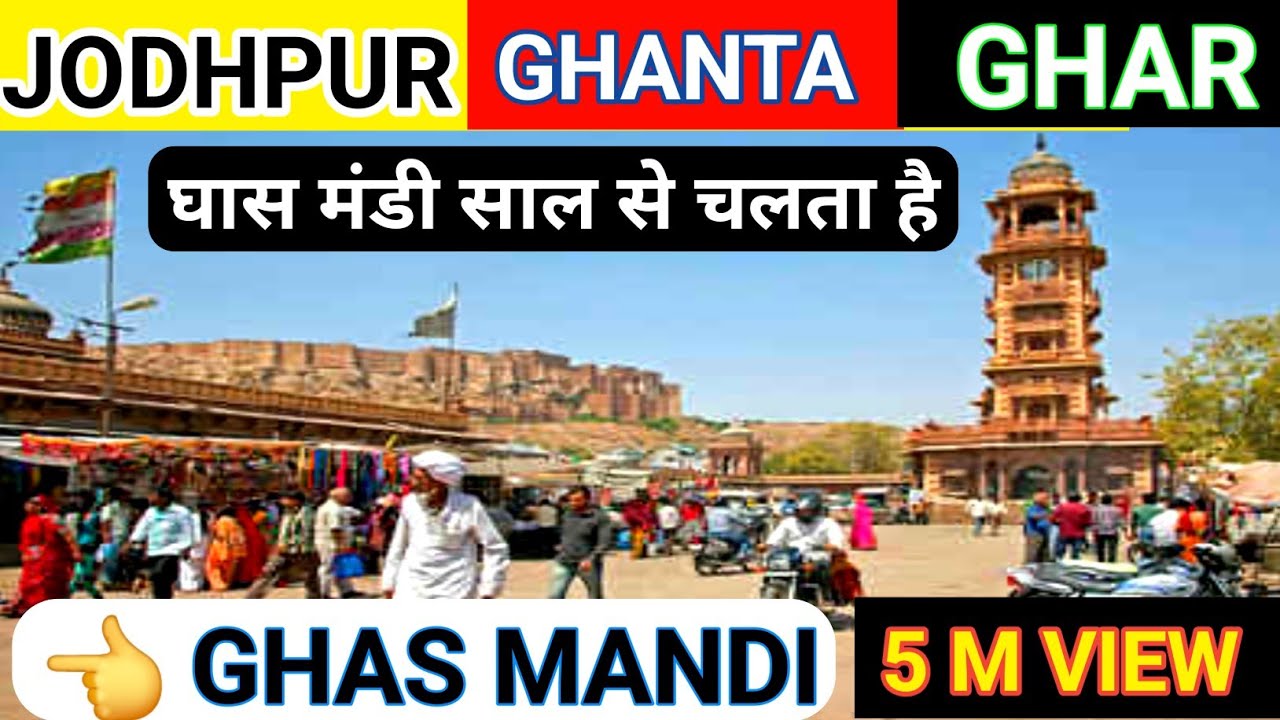 Jodhpur Ghas Mandi Rajasthan || खुले आम होता है ये कोई रोक टोक नहीं ...