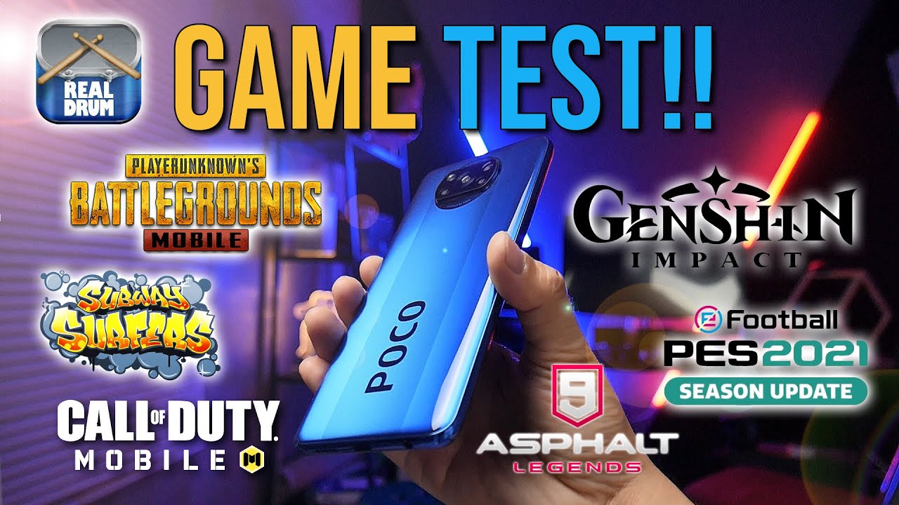 GAME TEST POCO X3 NFC...!! - YouTube