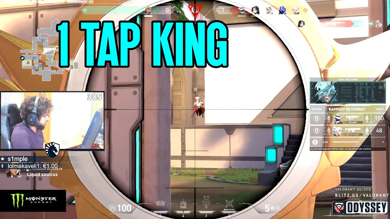 SCREAM VALORANT MONTAGE - ONE TAP KING - YouTube