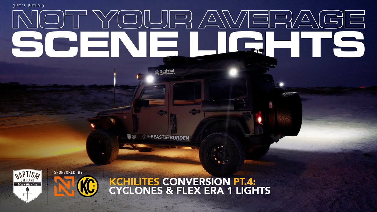 KC Hilites Conversion Pt 4: FE1 Roof Lights and Cyclone Rock Lights ...