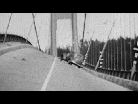 Tacoma Narrows Bridge Disaster November 1940 Washingron NOT an ...