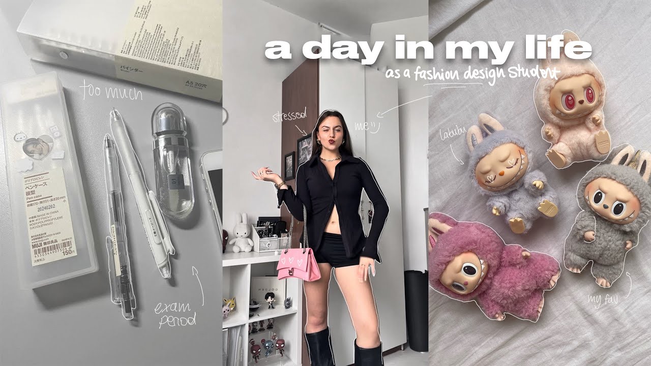 A DAY IN MY LIFE📓: fashion design student in exam season - YouTube