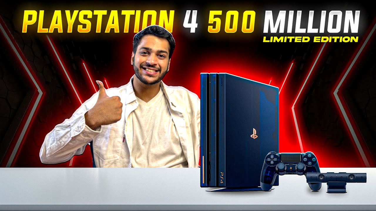 PS4 Pro 500 Million Limited Edition — only 50,000 units in the world ...