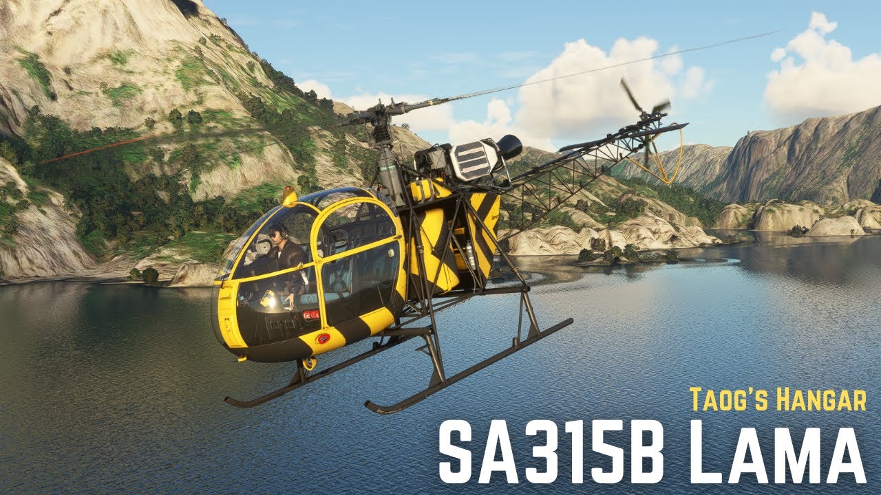 Taog's Hangar SA315B Lama Helicopter Review Flight over Lofoten, Norway ...
