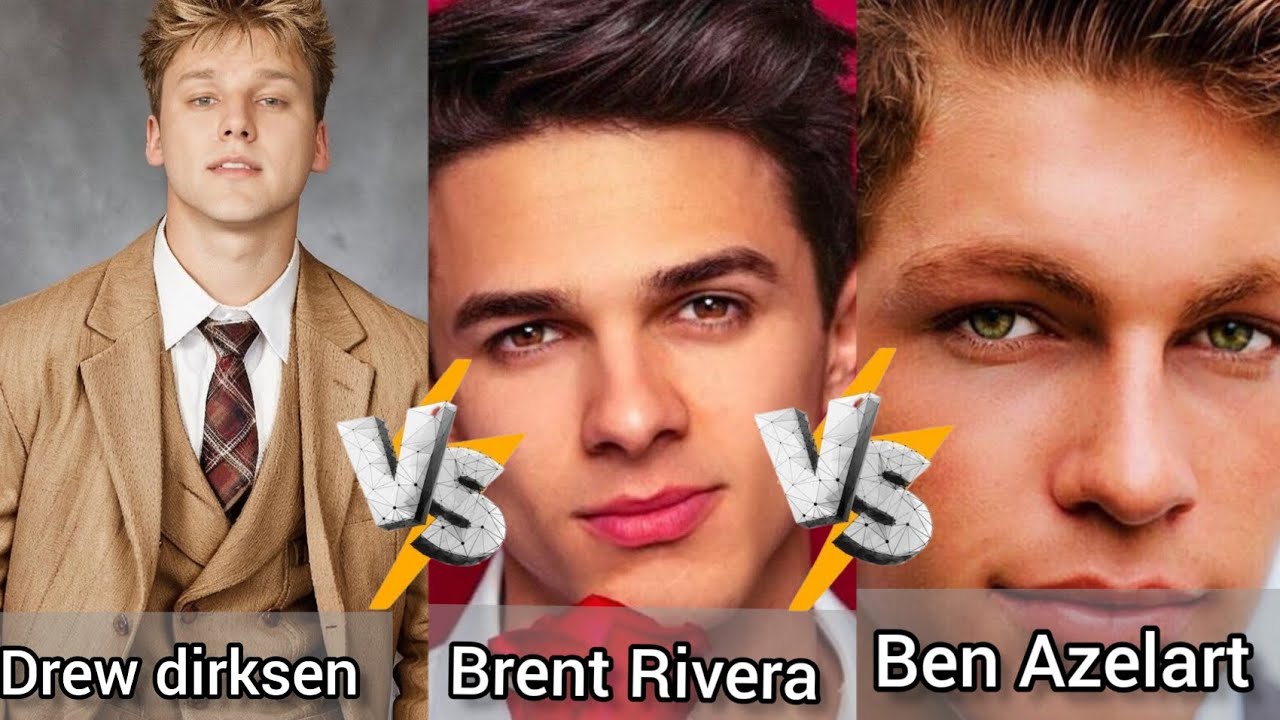 Drew dirksen vs Ben Azelart vs Brent Rivera lifestyle comparison - YouTube