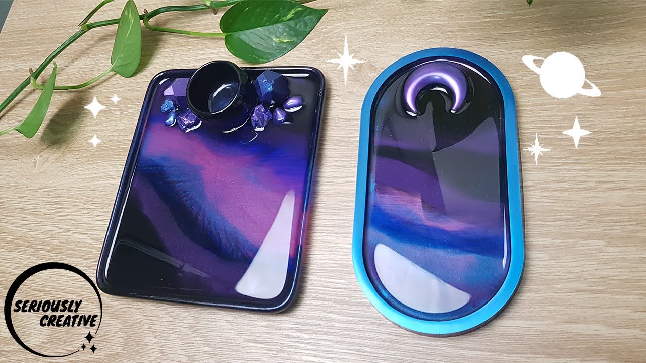 Watch Me Resin #52 | Galaxy Trays Part 2 | Problems with amine blushing ...