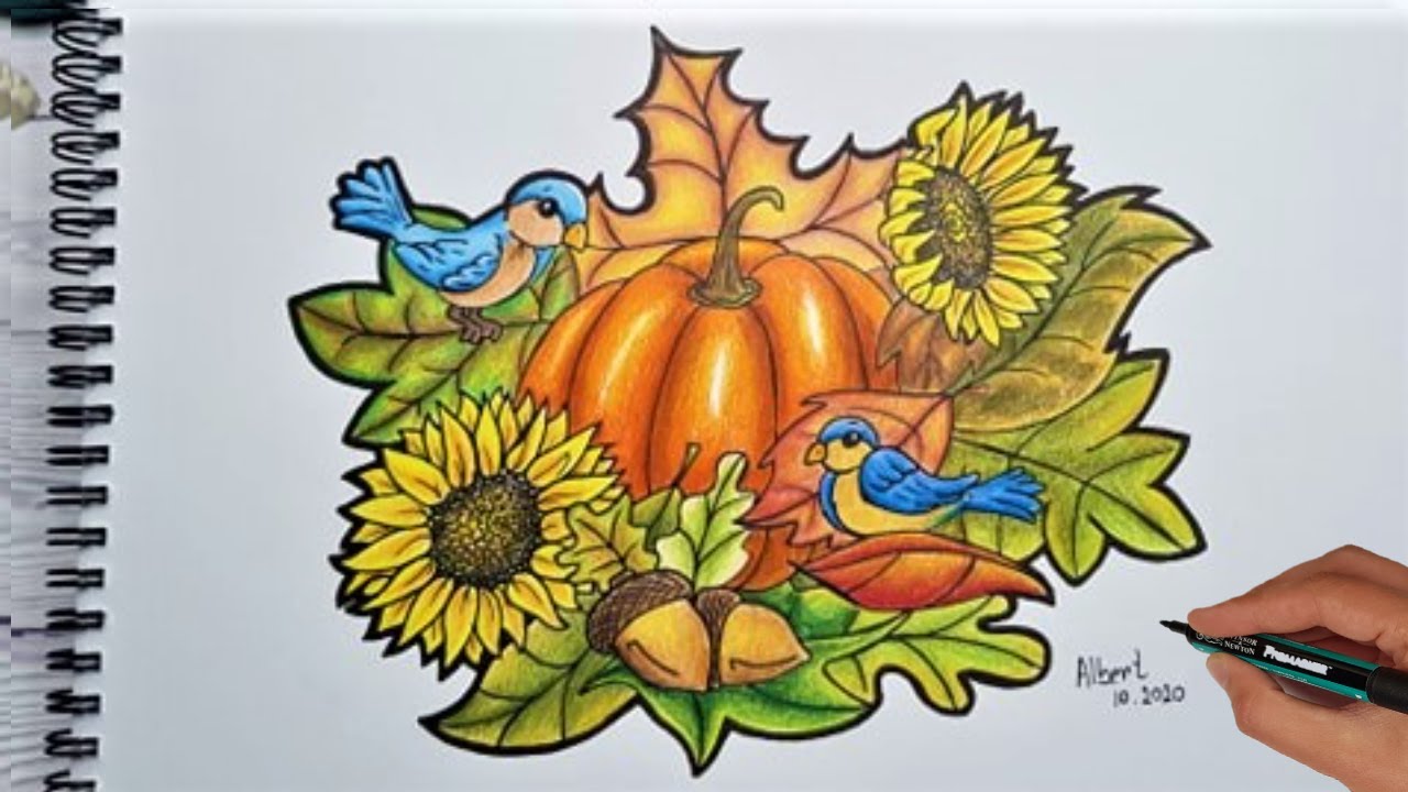 DESEN Decoratiune de TOAMNA 🍂🍁 Tutorial DIY | Idei Creative pentru ...