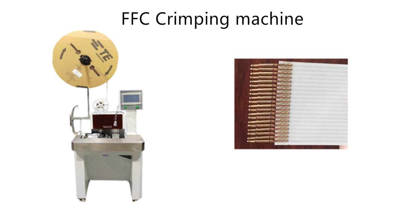 High Precision FFC Cable Crimping Machine - YouTube