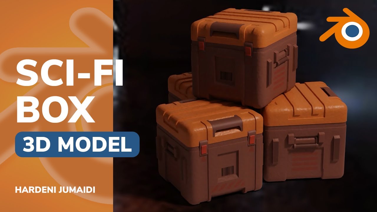 Sci-Fi Box - 3D Blender Animation Loop - YouTube