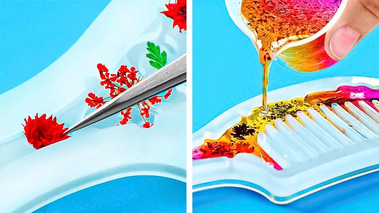 Cute Epoxy Resin Crafts || DIY Jewelry, Accessories And Home Decor ...