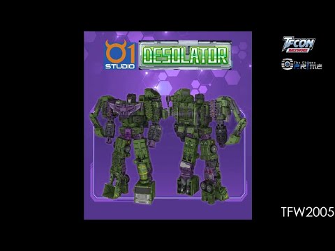 01 Studio Desolator TFCon 2024 Preview of 3rd Party Masterpiece Scale ...