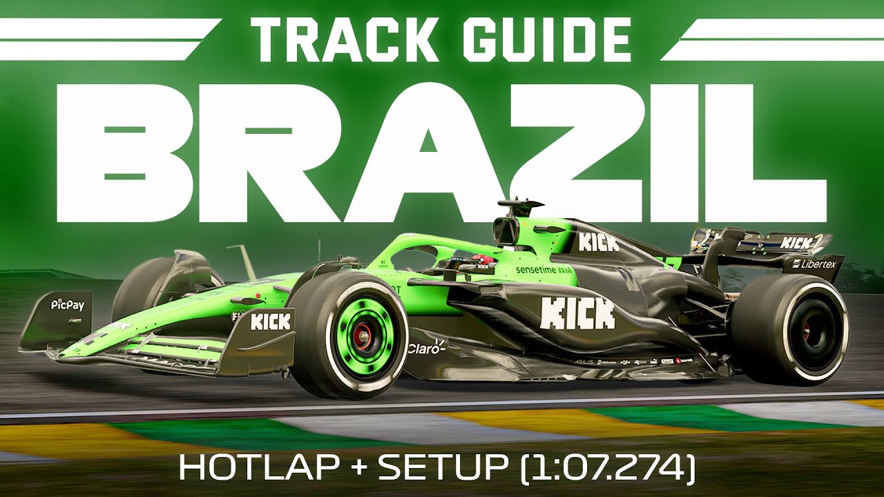F1 25 Brazil Track Guide (Hotlap + Setup 1.07.274) - YouTube