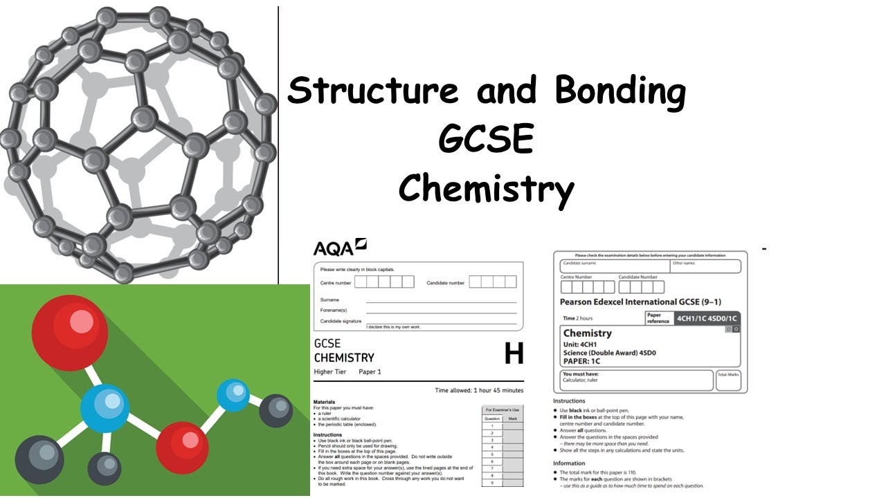 Structure and Bonding live stream GCSE Chemistry pass your exams ...