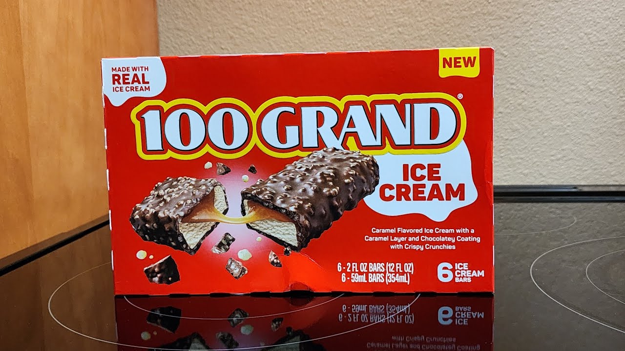 New 100 Grand Ice Cream bars - YouTube