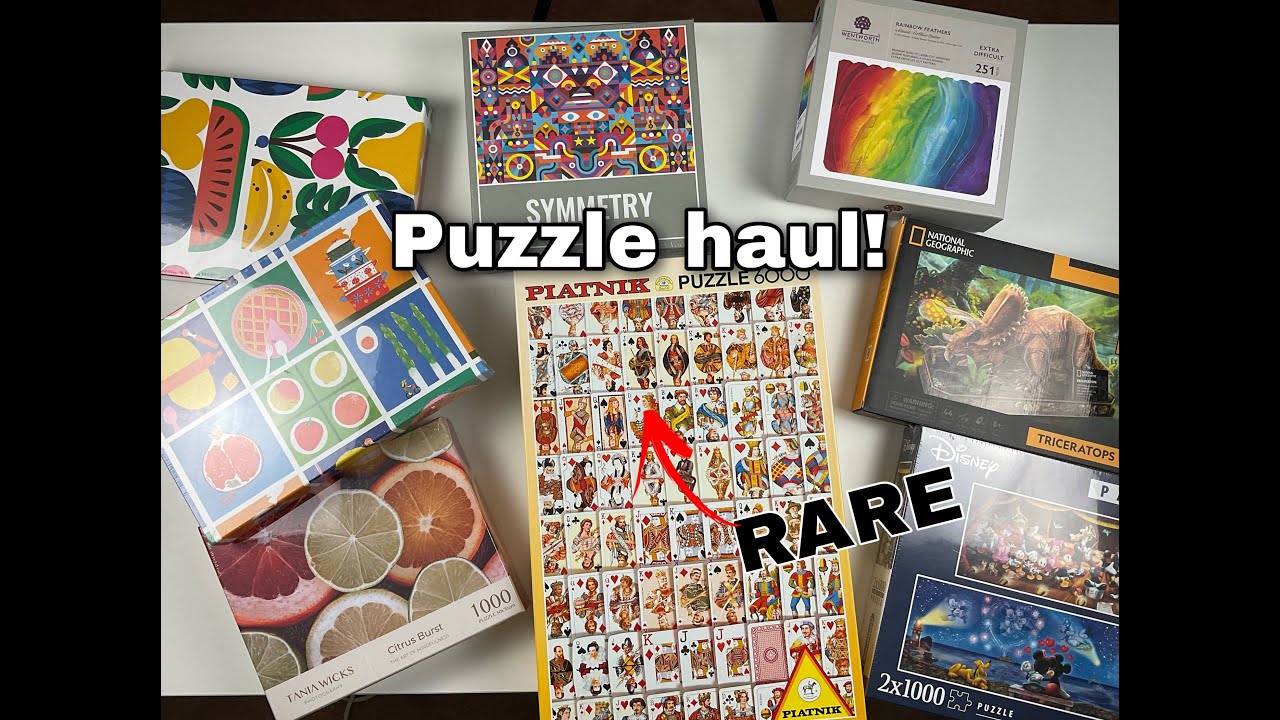 An EXCITING puzzle haul (with 1 RARE one!) - YouTube