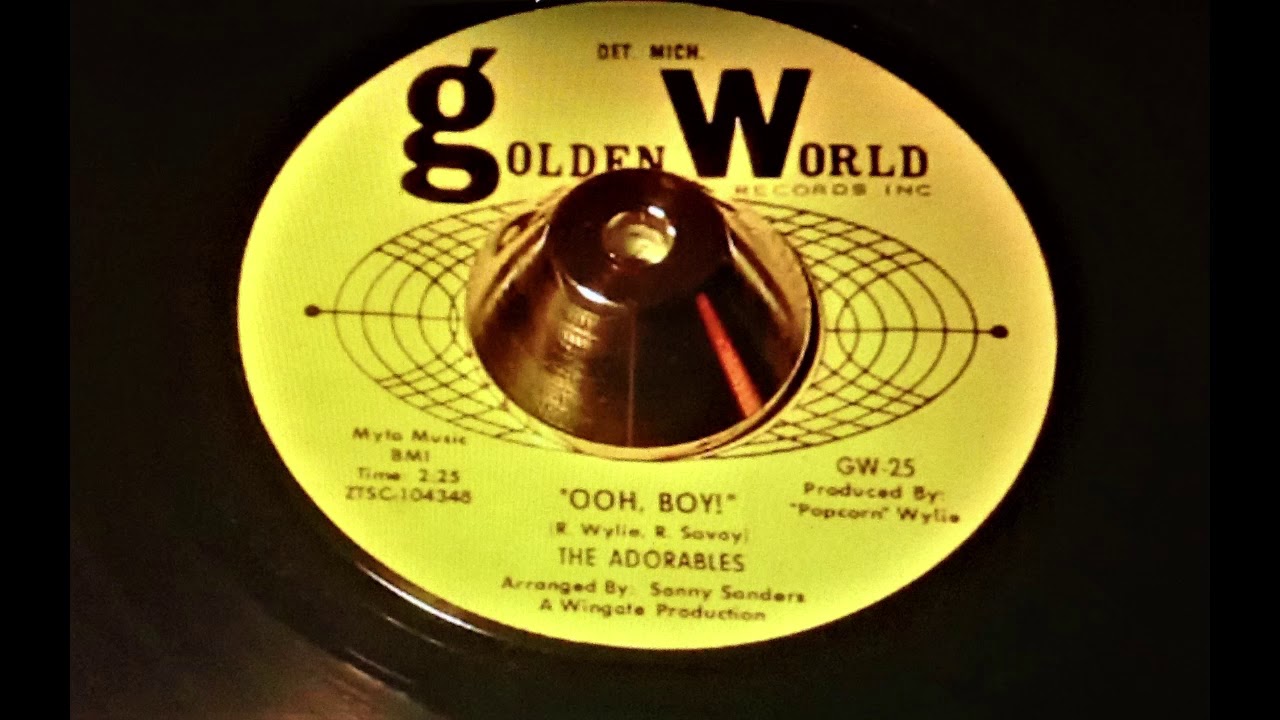 The Adorables...OOH Boy...1965. - YouTube