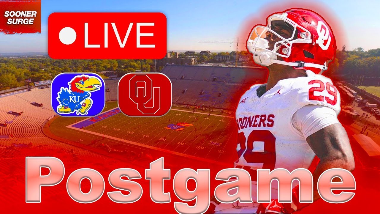 OU Football: Post game live following the 38-33 loss to Kansas - YouTube
