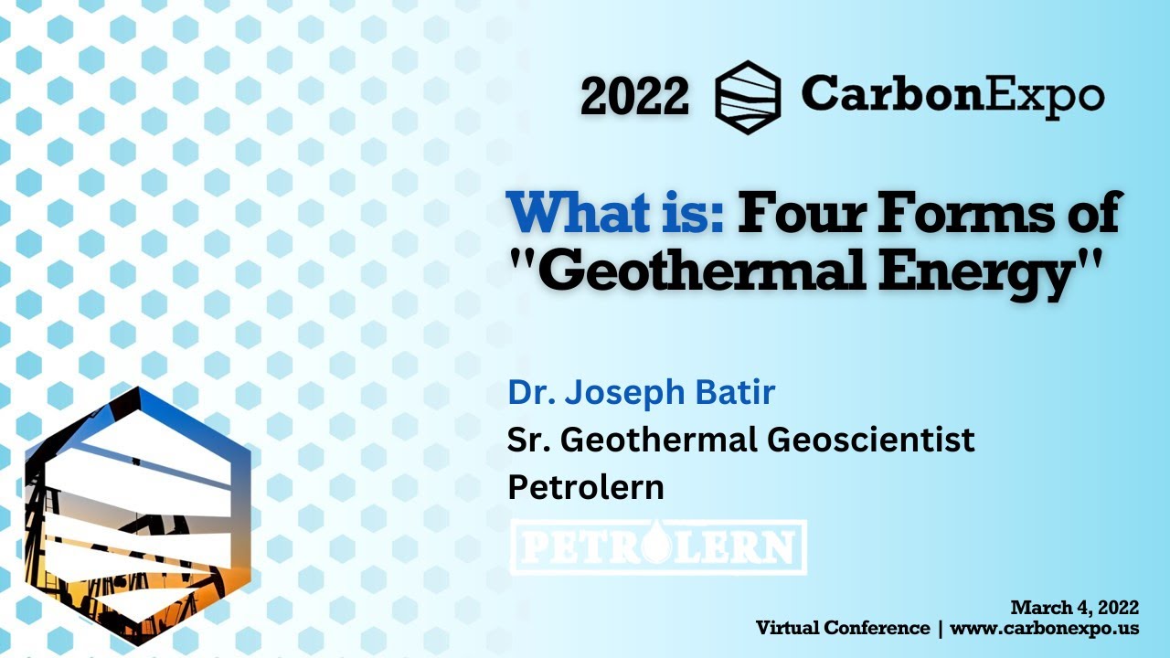What is: Four Forms of "Geothermal Energy" - YouTube