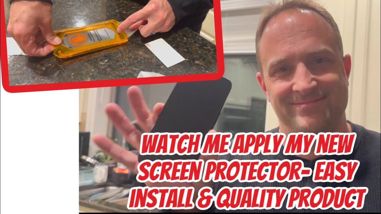 Watch me apply my new screen protector- easy install & quality product ...