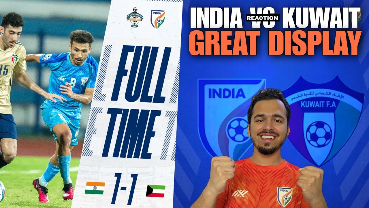 India vs Kuwait 1-1 : Great Display by India Chhetri scores again - YouTube