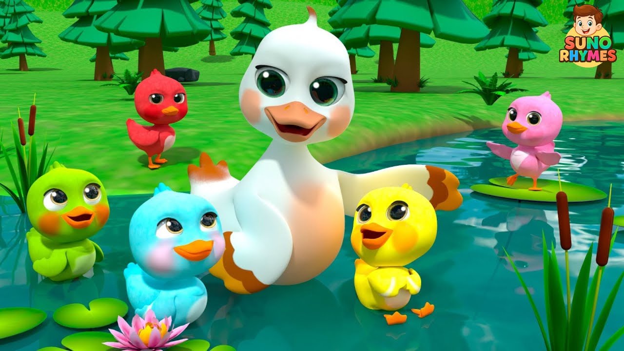 Five Little Ducks – Furry Friends Sing Along! | Suno Rhymes for Kids ...