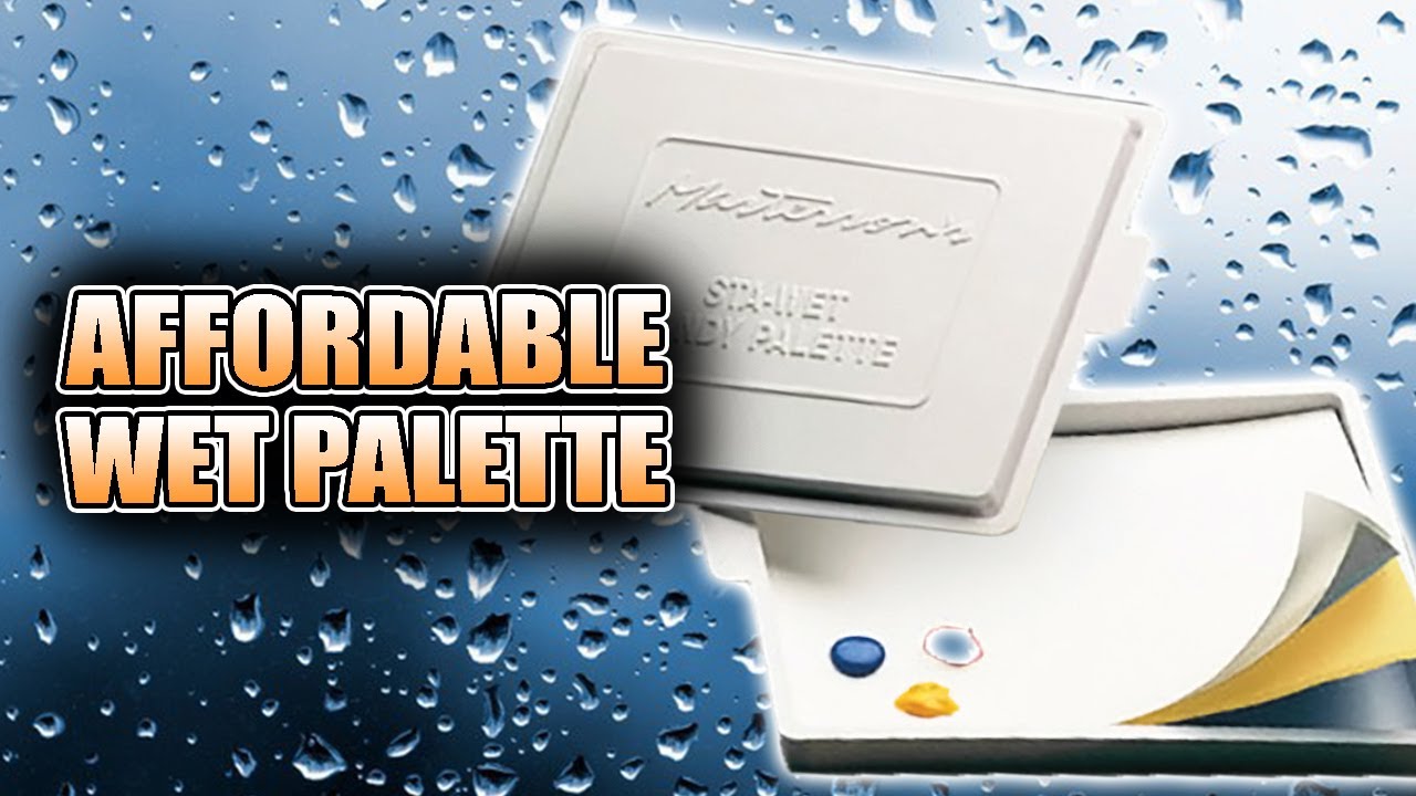 Under $20 Affordable Wet Palette For Painting Miniatures - YouTube