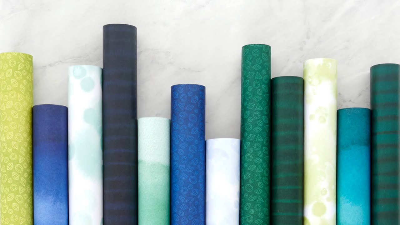 Emerald Gemstone Tone-on-Tone Paper Pack by Creative Memories - YouTube