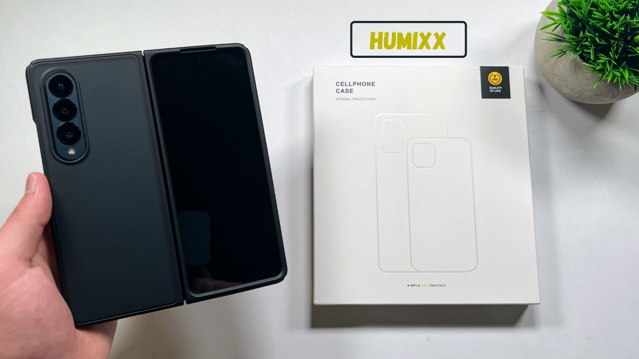 Samsung Galaxy Z Fold 4 | Humixx Translucent Matte Case Review - YouTube