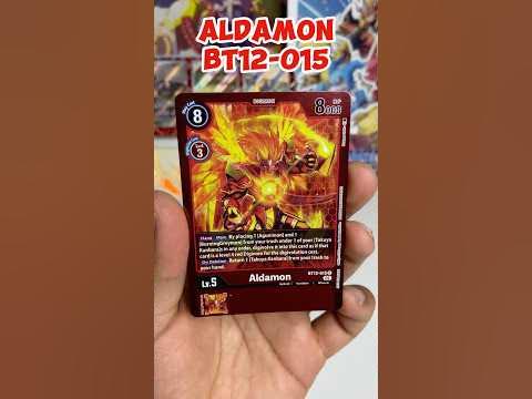 Aldamon **TAMER PARTY** BT12-015 R #digimoncardgame - YouTube