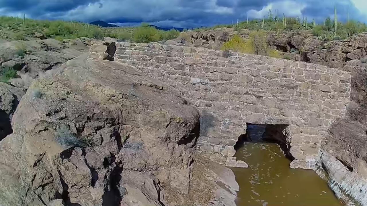 Drone flight exploring the old China Dam in 2017. - YouTube