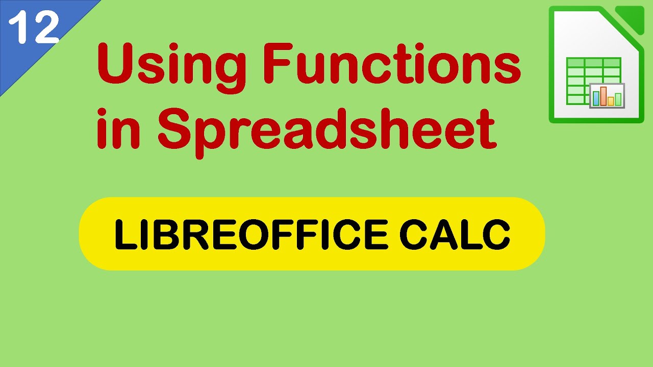 Using Function in calc | MS Excel - YouTube