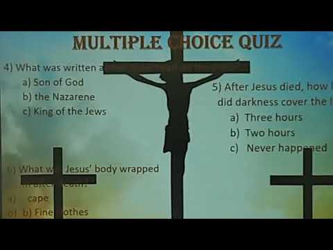 Sunday School: Christ's Crucifixion - YouTube