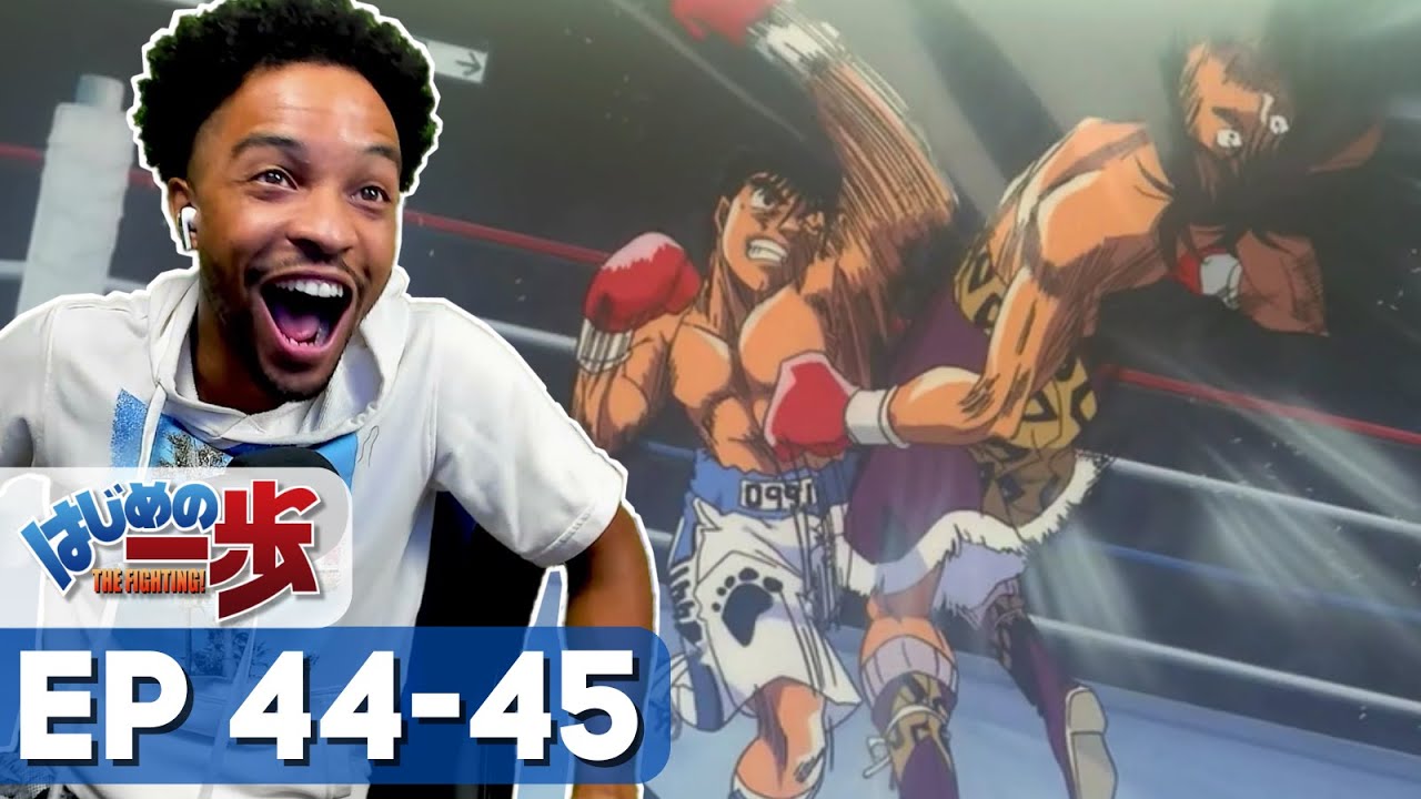 Ippo Is Out Here BLIND Boxing!? | Hajime No Ippo Episode 44-45 Reaction - YouTube