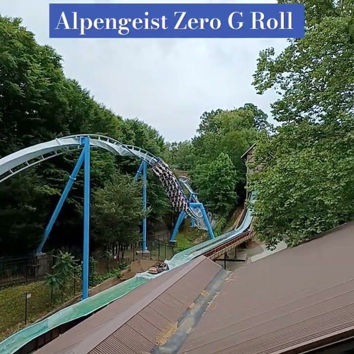 Most iconic shot, the Zero G Roll on Alpengeist. #buschgardens # ...