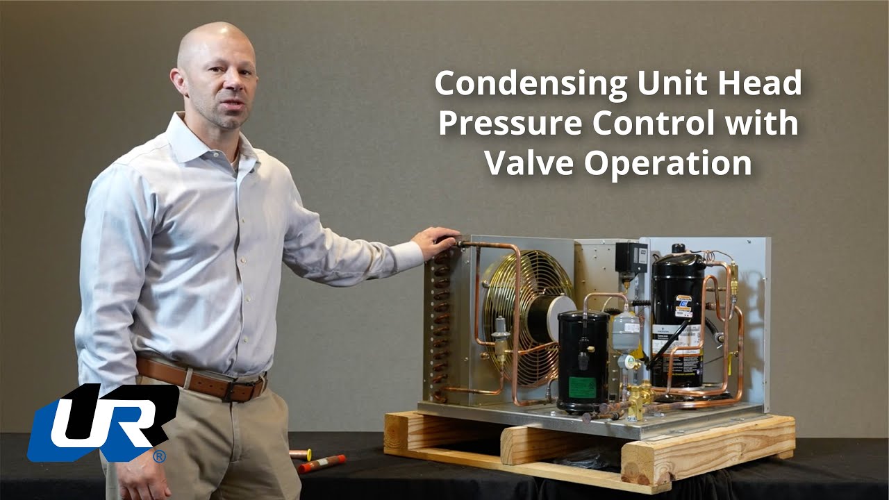 Condensing Unit Head Pressure Control with Valve Operation - YouTube