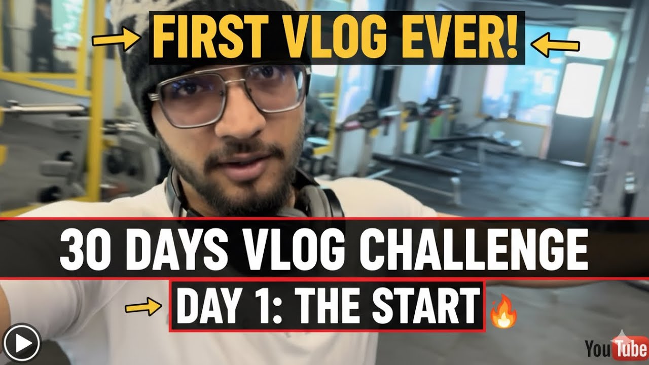 My First Daily Vlog | 30 Days Challenge Begins!🔥 - YouTube