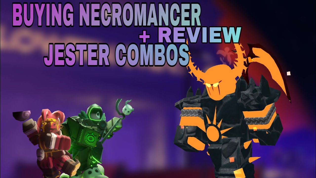 BUYING THE NECROMANCER + JESTER REVIEW | TDS Roblox - YouTube