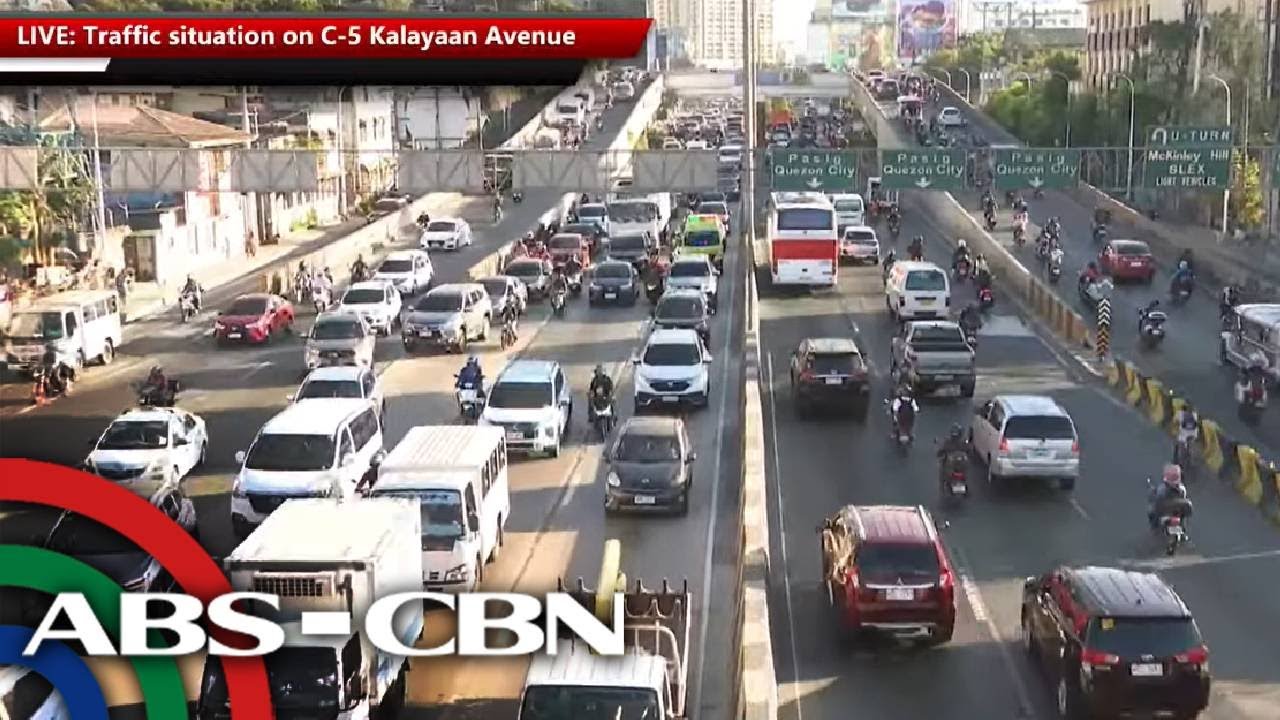 LIVE: Traffic situation on C-5 Kalayaan Avenue | ABS-CBN News - YouTube