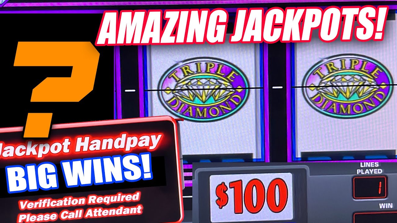 TRIPLE DIAMOND HIGH LIMIT JACKPOT WINNER AT CASINO SLOT MACHINE - YouTube