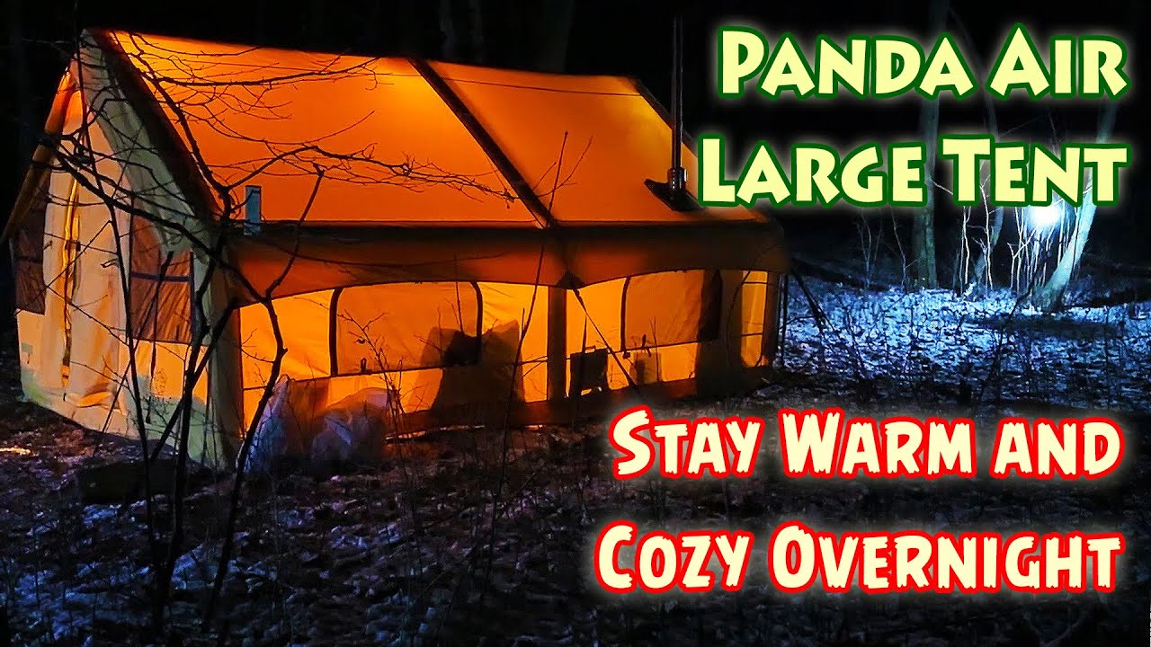 COZIEST ️ FAMILY CAMPING 👨‍👩‍👦 with RBM PANDA LARGE INFLATABLE TENT by ...