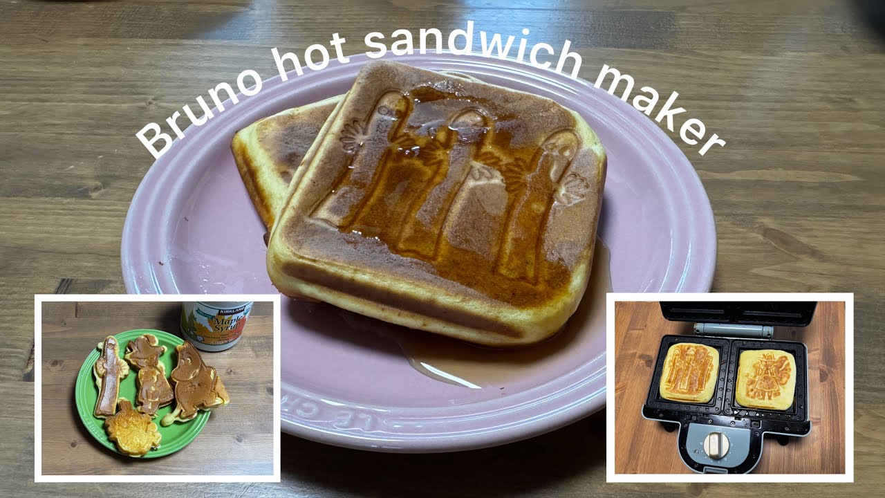Let"s make pan cake using Bruno hot sandwich maker #hotsandwich - YouTube
