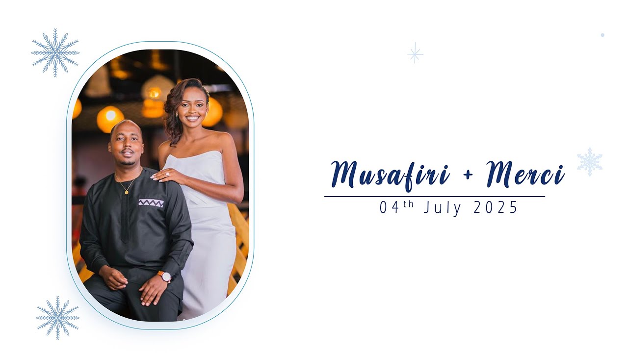 LIVE🔴 Musafiri & Merci 'S Wedding Day(04th July,2025) - YouTube
