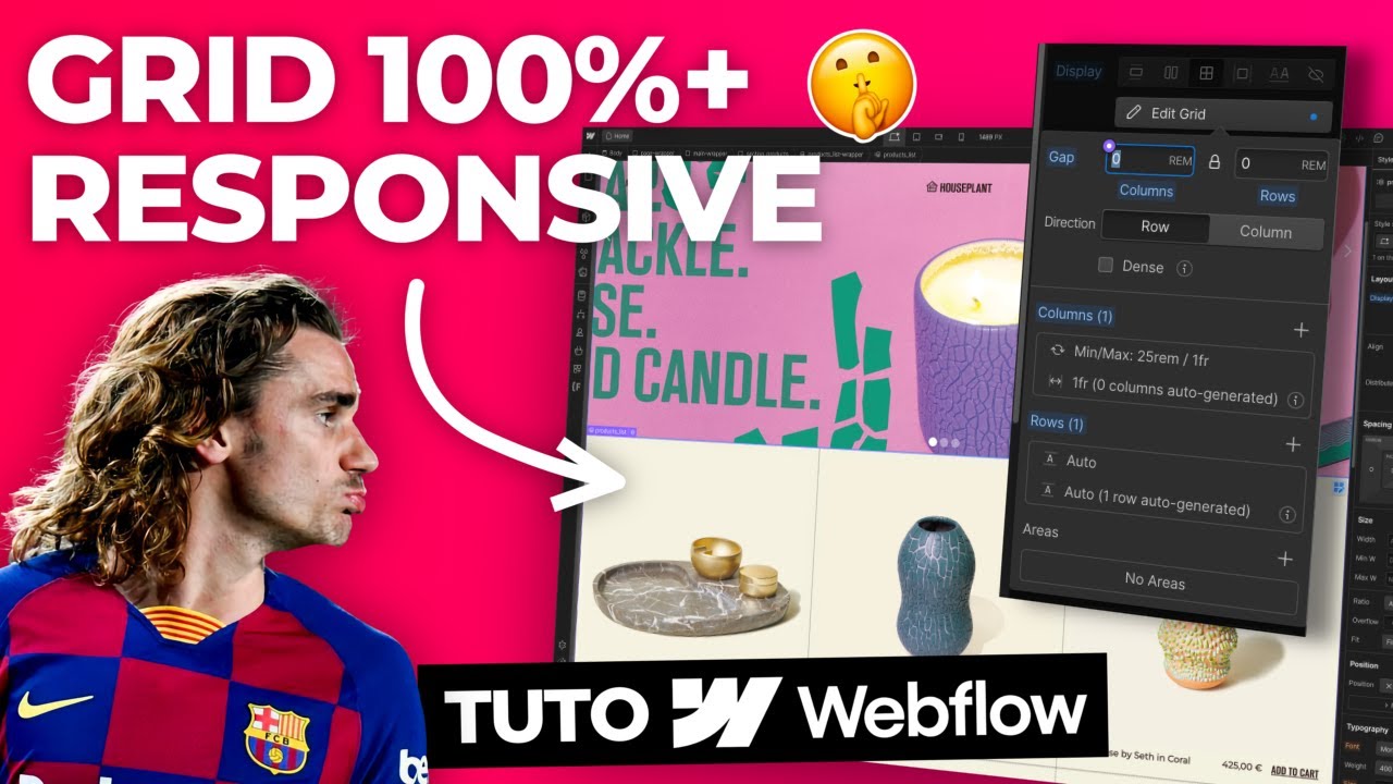 Tuto Webflow : Comment rendre sa grid responsive sur son site Webflow ? - Formation Webflow ...