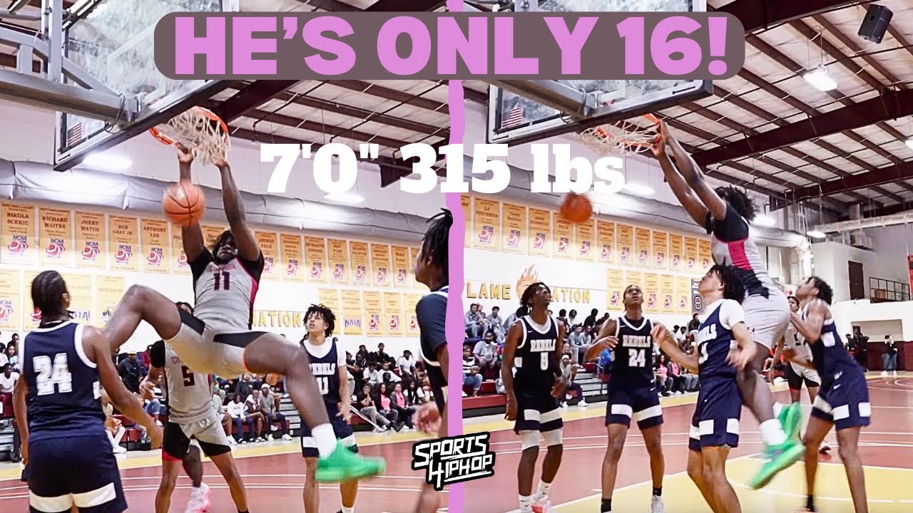 7 Foot, 315 pound MARCIS "Lil Shaq" PONDER dominates the paint like ...