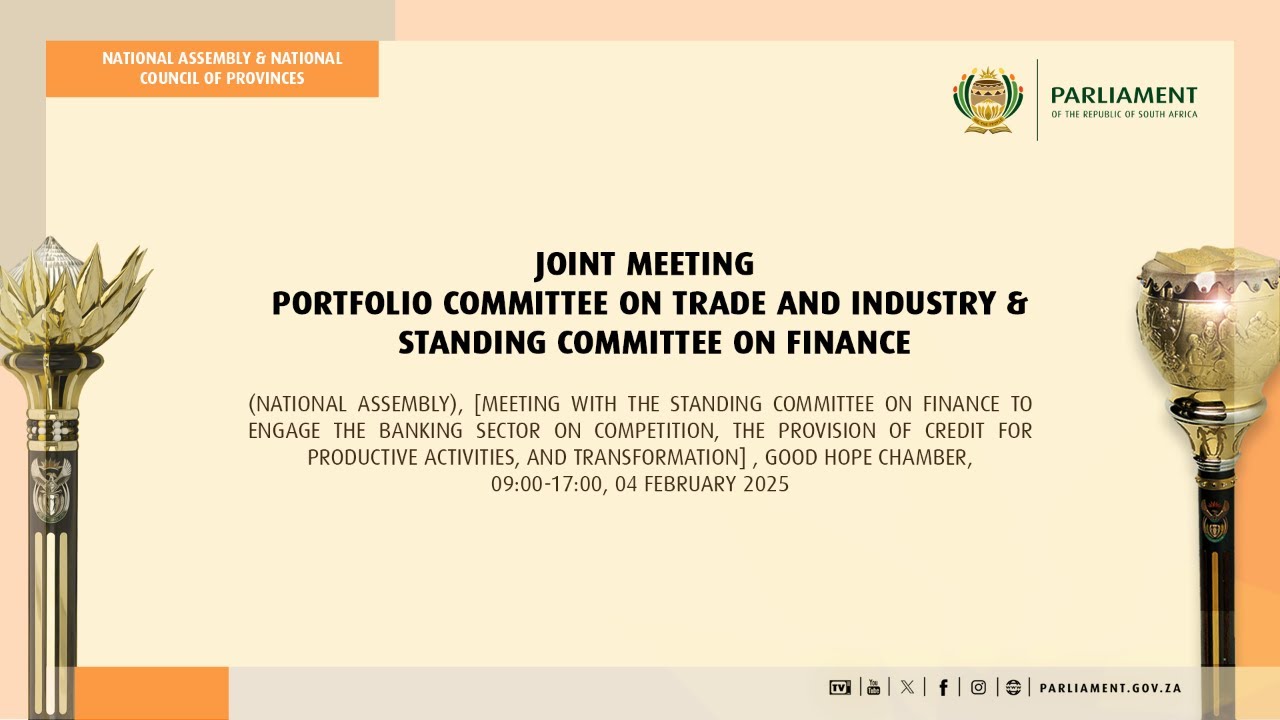 Joint meeting PC on Trade and Industry and Standing Committee on ...