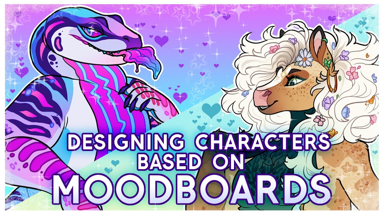 Designing characters based on Moodboards Part 4 - YouTube