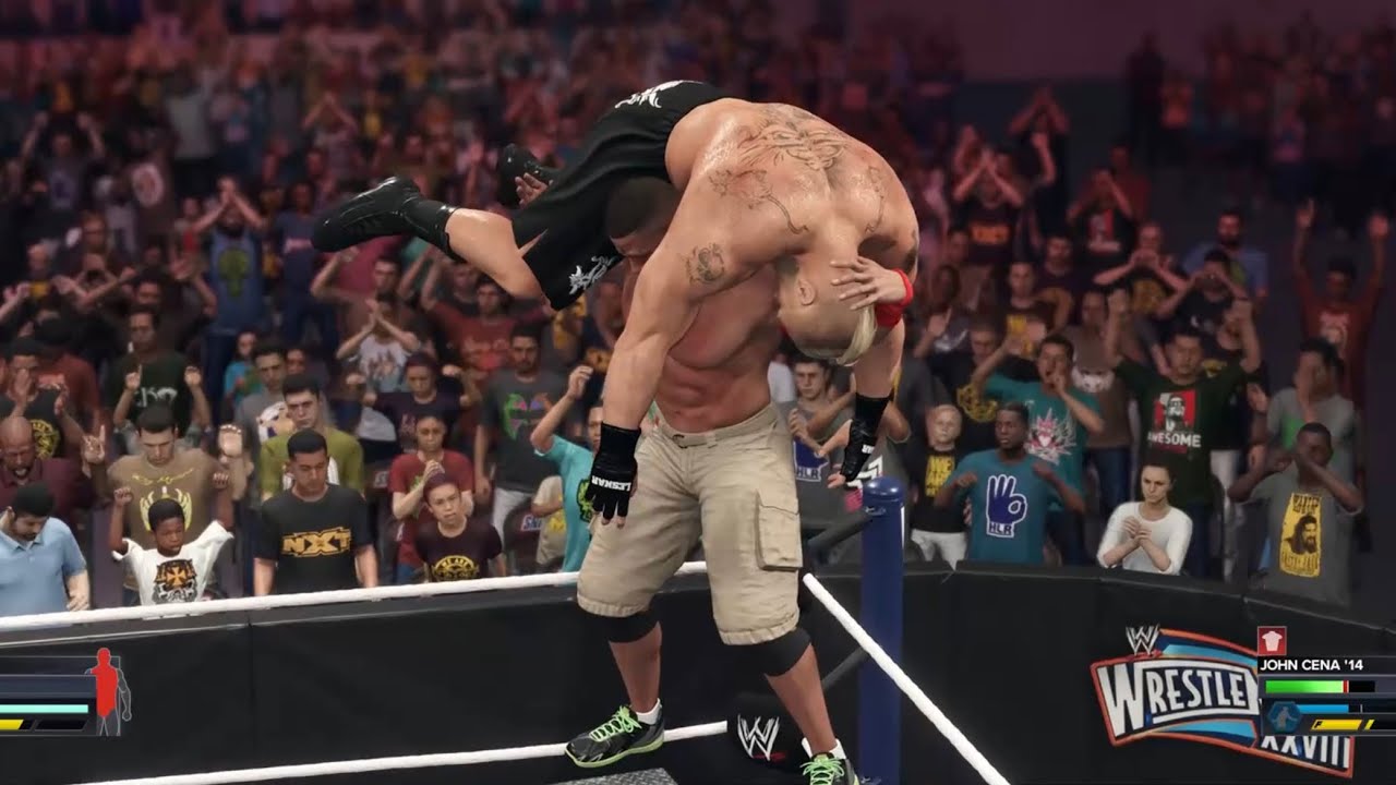 John Cena v Brock Lesnar - Round 1 Undisputed WWE Universal ...