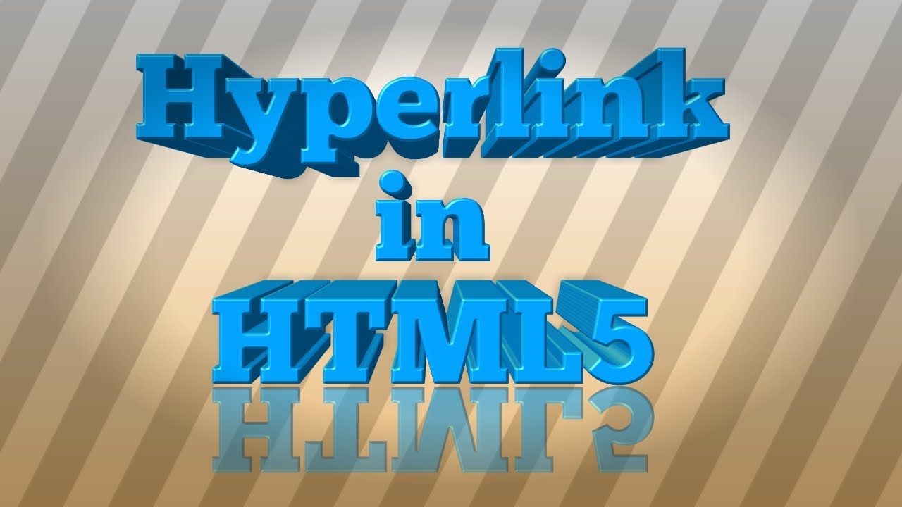 Hyperlink in HTML5 | Topic 3 from 11th Class - YouTube